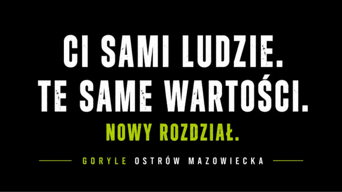 Goryle Ostrów Mazowiecka pod własnym szyldem. Klub kończy etap jako ...